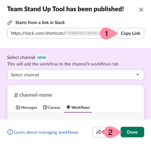 Automate a team standup spreadsheet with Workflow Builder - Slack ...