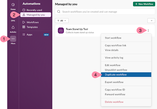 Automate a team standup spreadsheet with Workflow Builder - Slack Developers
